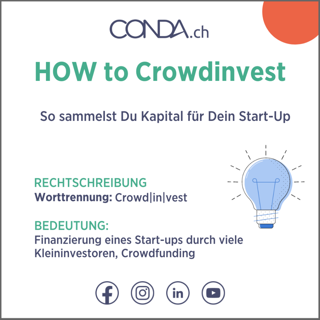 How to Crowdinvest? - Conda Schweiz