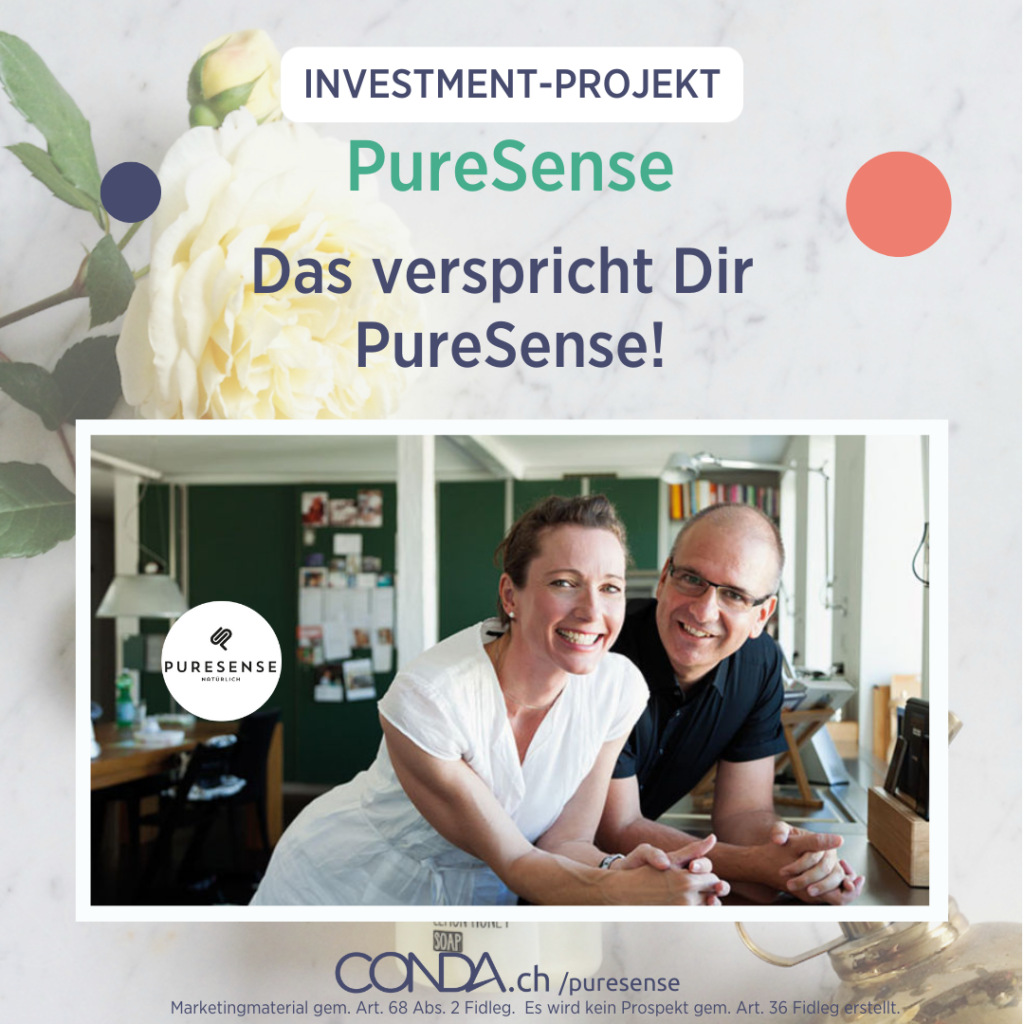 PureSense Versprechen an Dich! - Conda Schweiz