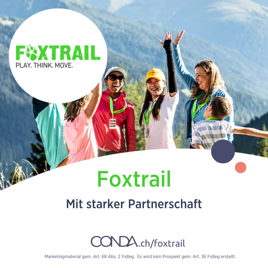 Foxtrail mit starker Partnerschaft 🤝 - Conda Schweiz