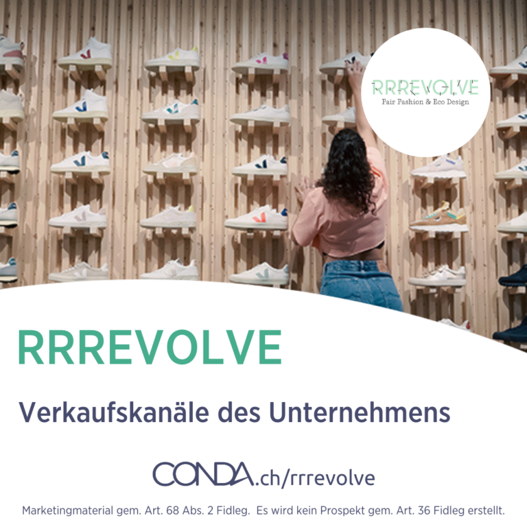 Welche Verkaufskanäle hat RRREVOLVE? 🏪 - Conda Schweiz