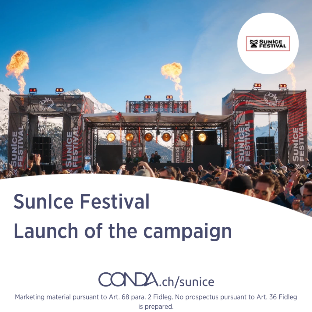 New campaign has been launched: SunIce Festival 🥳 - Conda Schweiz