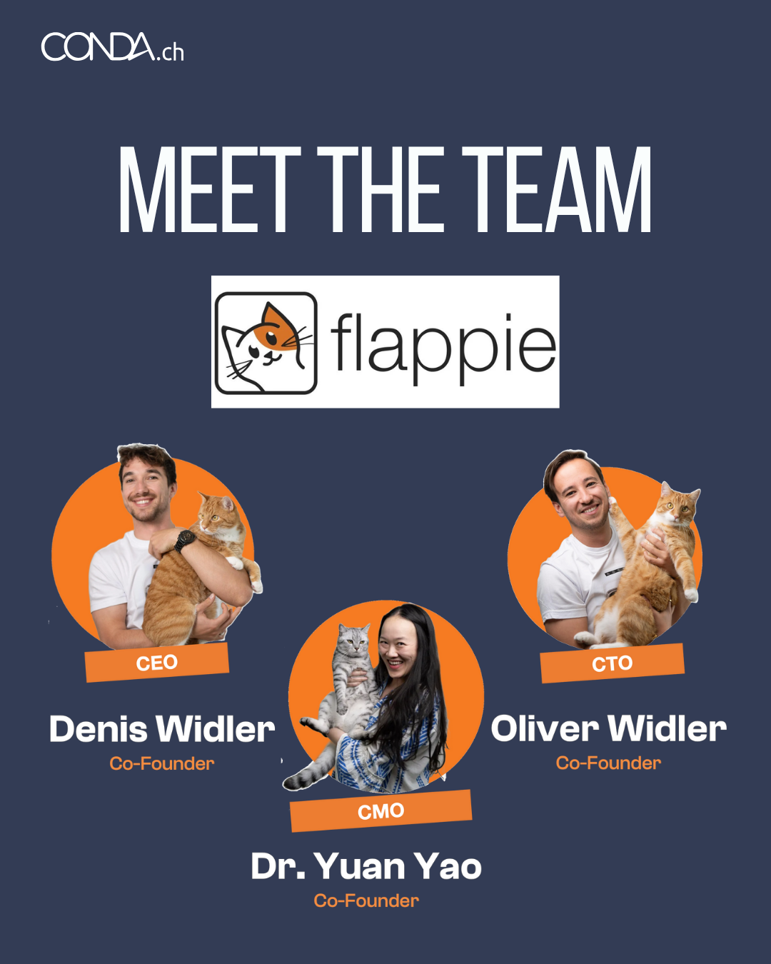 Meet the Team - Flappie - Conda Schweiz